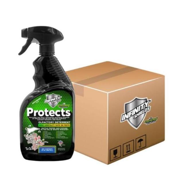 Infinity Shields Protects™ | Rodent Deterrent Spray | Hyper Green | Lo
